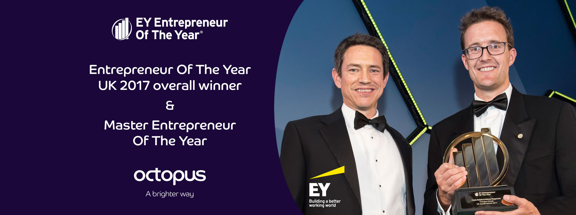 Octopus Founders EY Entrepreneur of the Year | Octopus Group