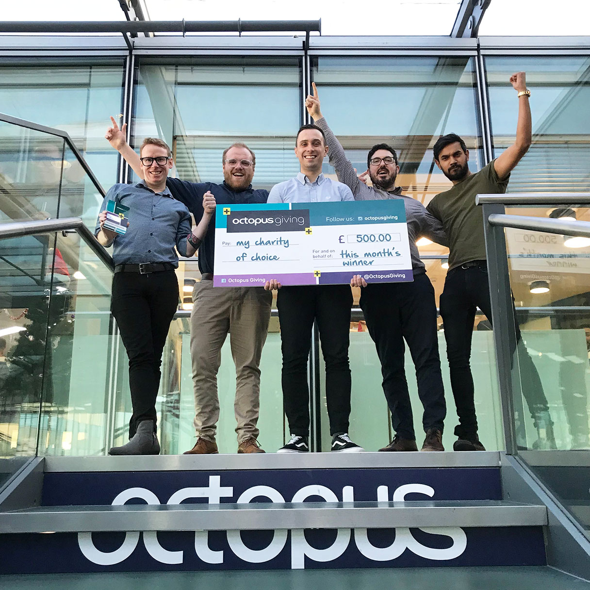 Meet January’s Team Volunteers of the Month: the Octopus Real Estate ...